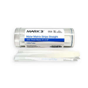 Mylar Matrix Strips 0.002 4" x 3/8" Straight 1000/pk. - MARK3* | Cargus ...